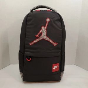 Jordan | Bags | Jordan Jumpman Black Cement Large Laptop Backpack ...